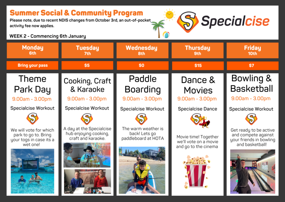 Seasonal Social & Community Program - Specialcise Central - Disability ...
